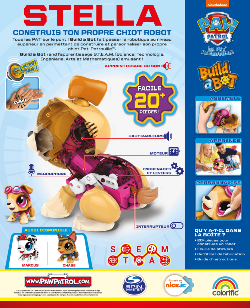 Build A Bot Paw Patrol - Stella - Goliath